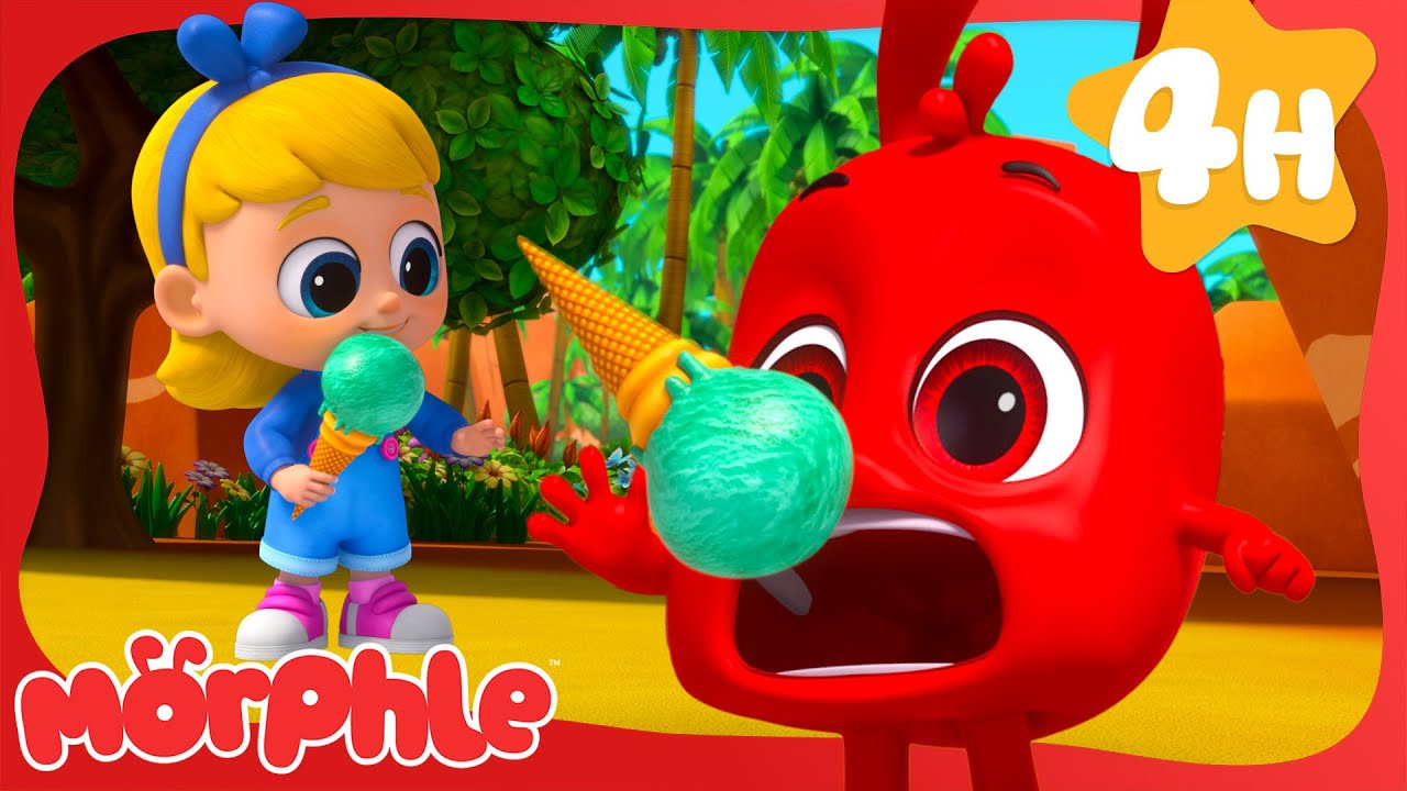 Morphle Goes CRAZY Ice Cream Race 🍦 Mila and Morphle Cartoons | Stories ...