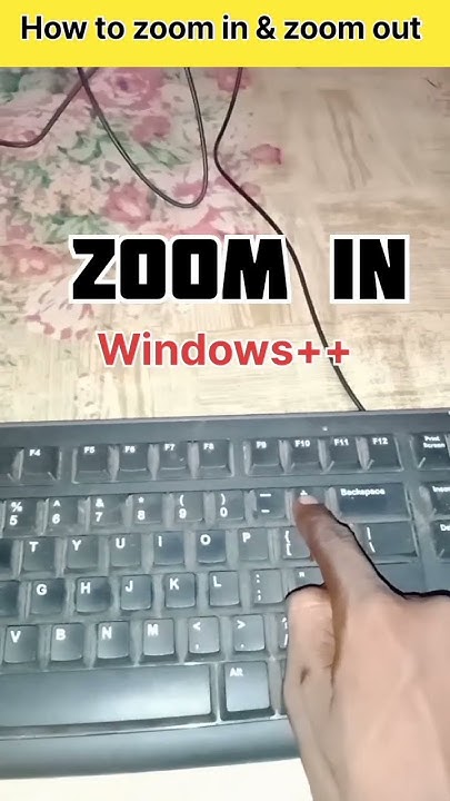 How To Zoom In & Zoom Out On Computer!! Zoom In & Zoom Out Kaise Kare ...