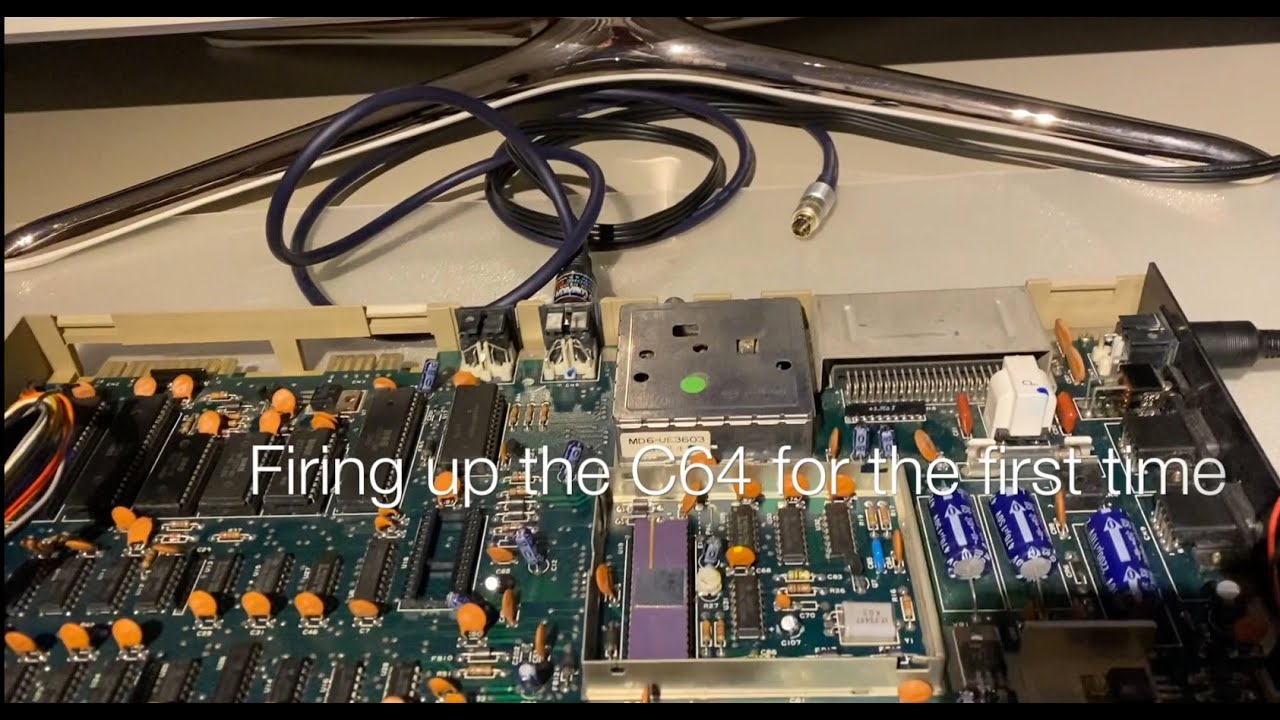 Bread Bin Commodore 64 first time on - YouTube