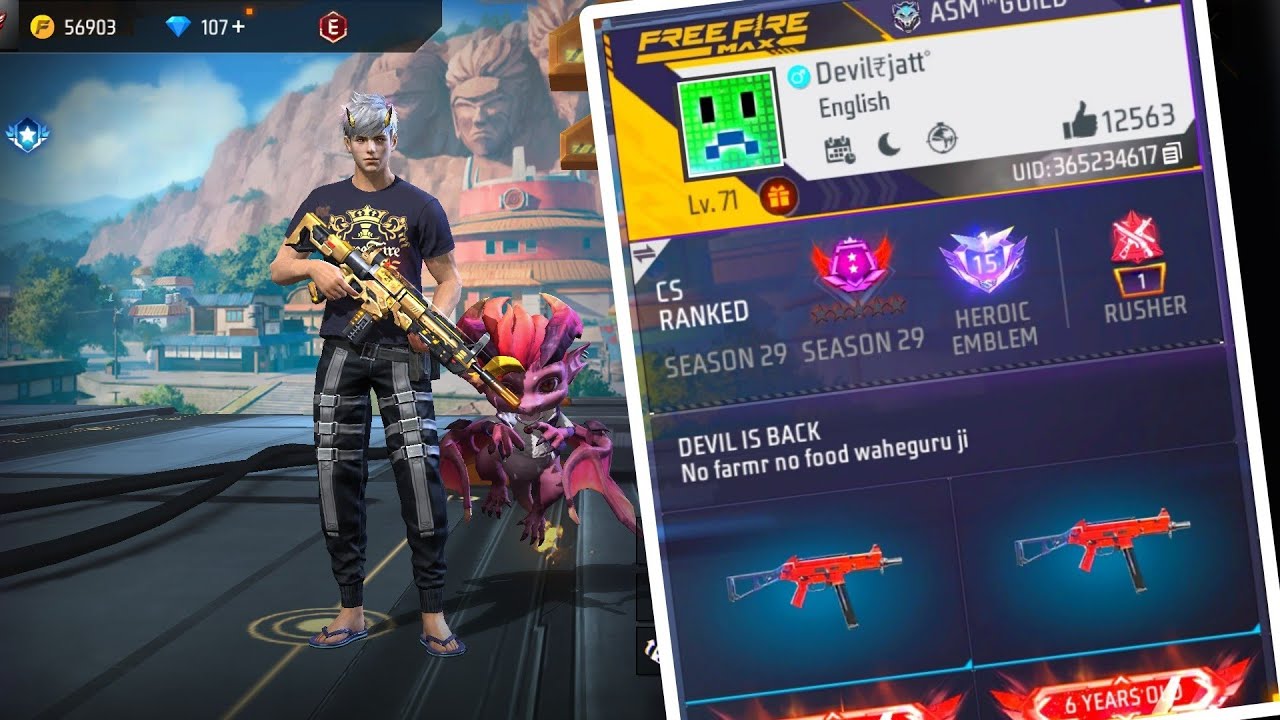 free fire fair gameplay ! free fire max || free fire game रणभूमि - YouTube