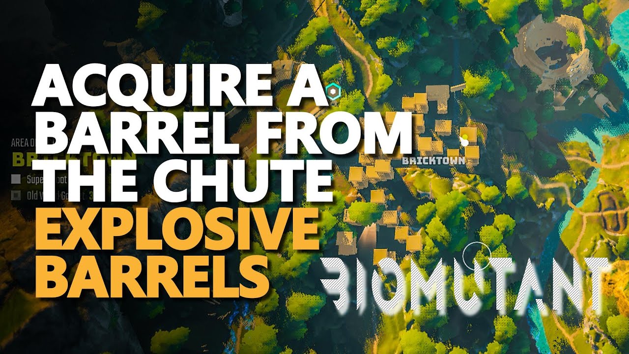 Acquire a barrel from the chute Biomutant - YouTube