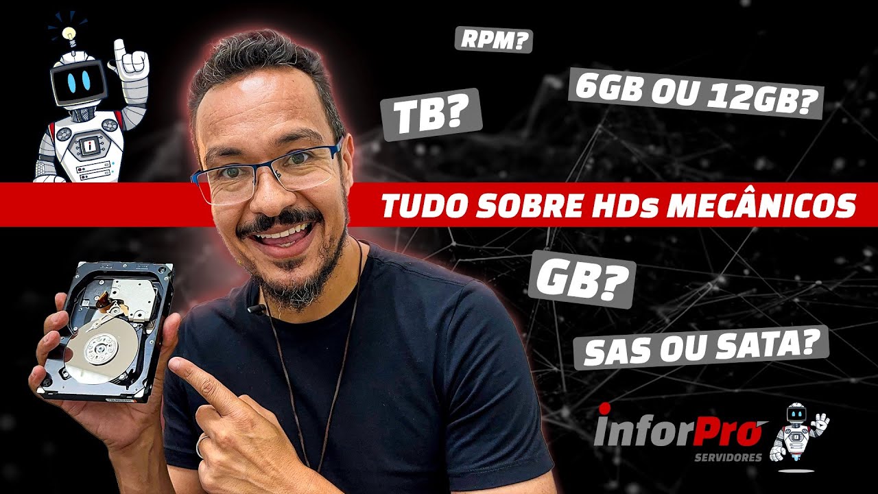 Diferenças entre HD's (SATA, SAS, RPM e Transmissões) - YouTube
