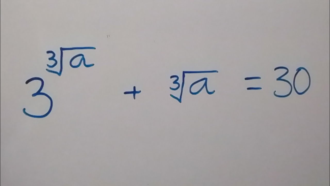 Math Olympiad Algebra Problem | Fully Solved. - YouTube