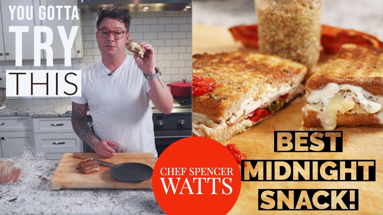 The Perfect Snack For Late Night - The Midnight Sandwich - YouTube