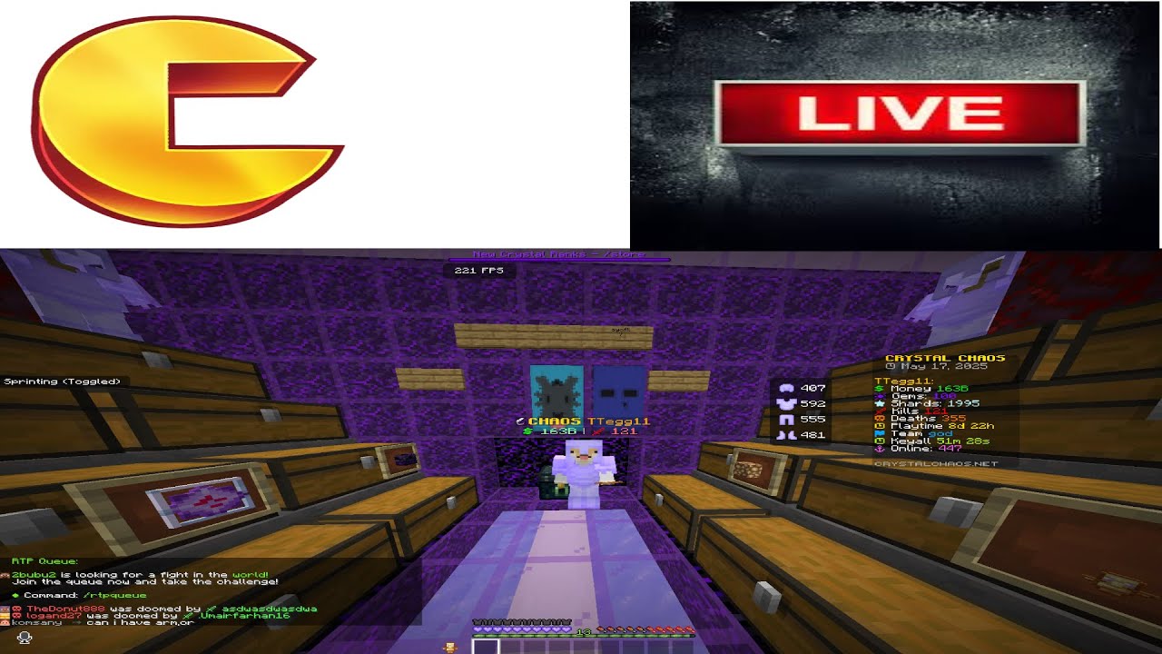 🔴Crystal chaos Rating bases Join! - YouTube