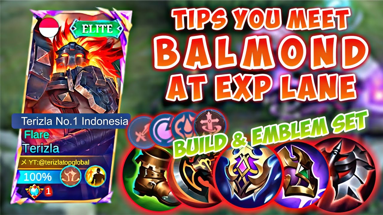 TIPS IF YOU MEET BALMOND AT EXPLINE AND BUILD EMBLEM SET 2024 !! - YouTube