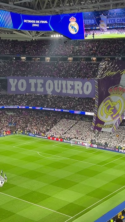 Real Madrid vs Atletico 2-1 tifo pre partido - YouTube