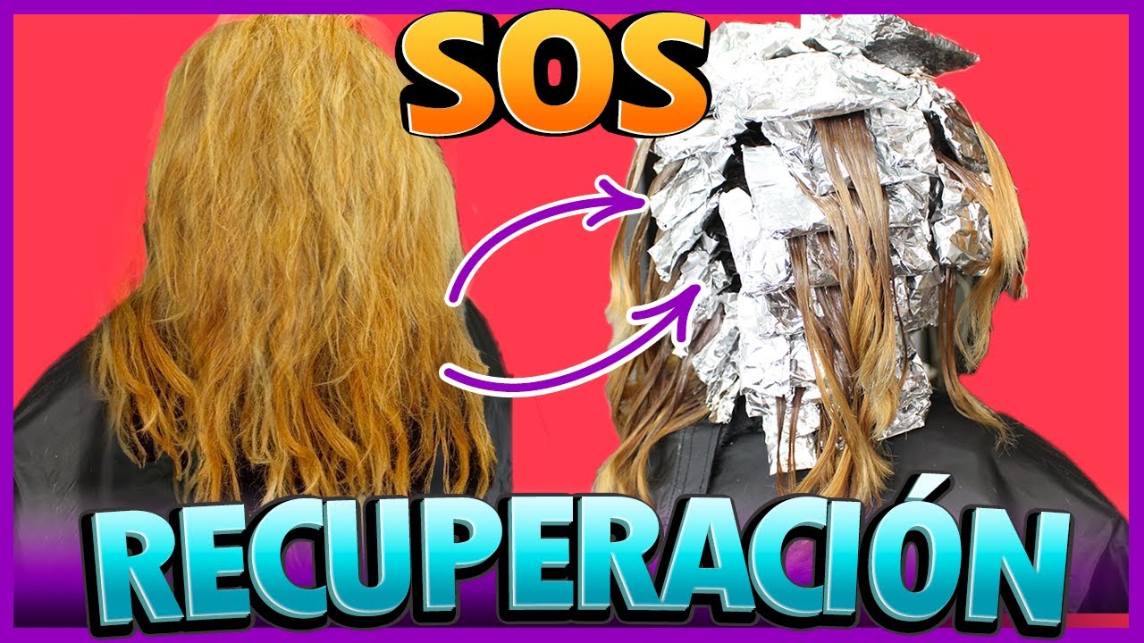 Como Reparar el Cabello Chicloso, Dañado y Extremadamente Procesado a ...