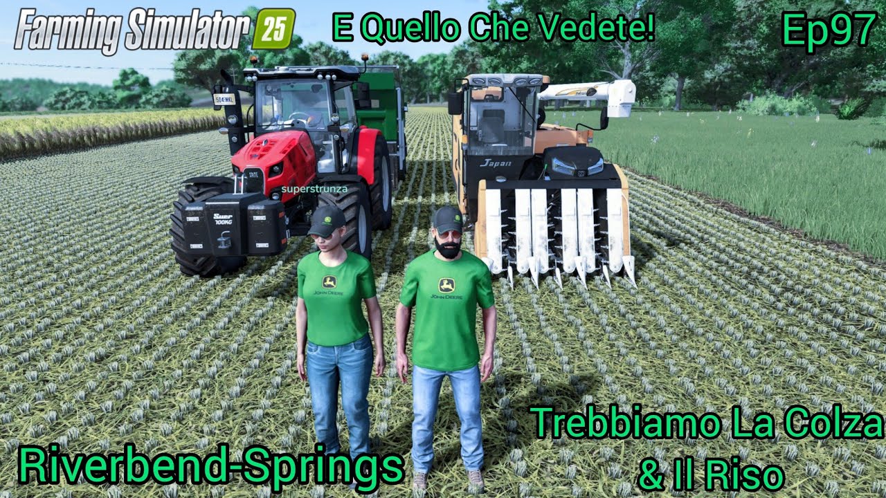 Farming Simulator 25 Riverbend-Springs Raccolta Riso e Colza Ep97 - YouTube