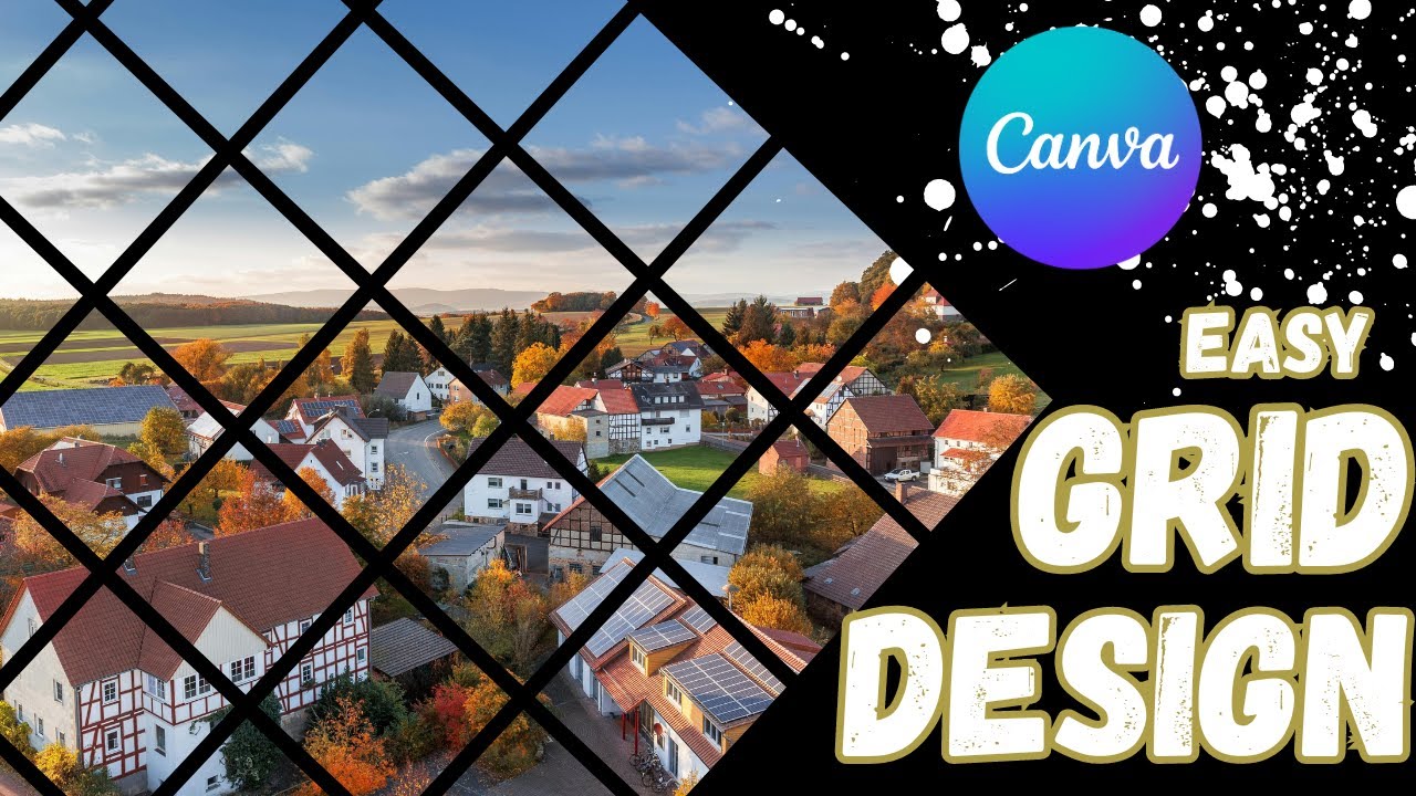 How to Fragment Images with Shapes in Canva - YouTube