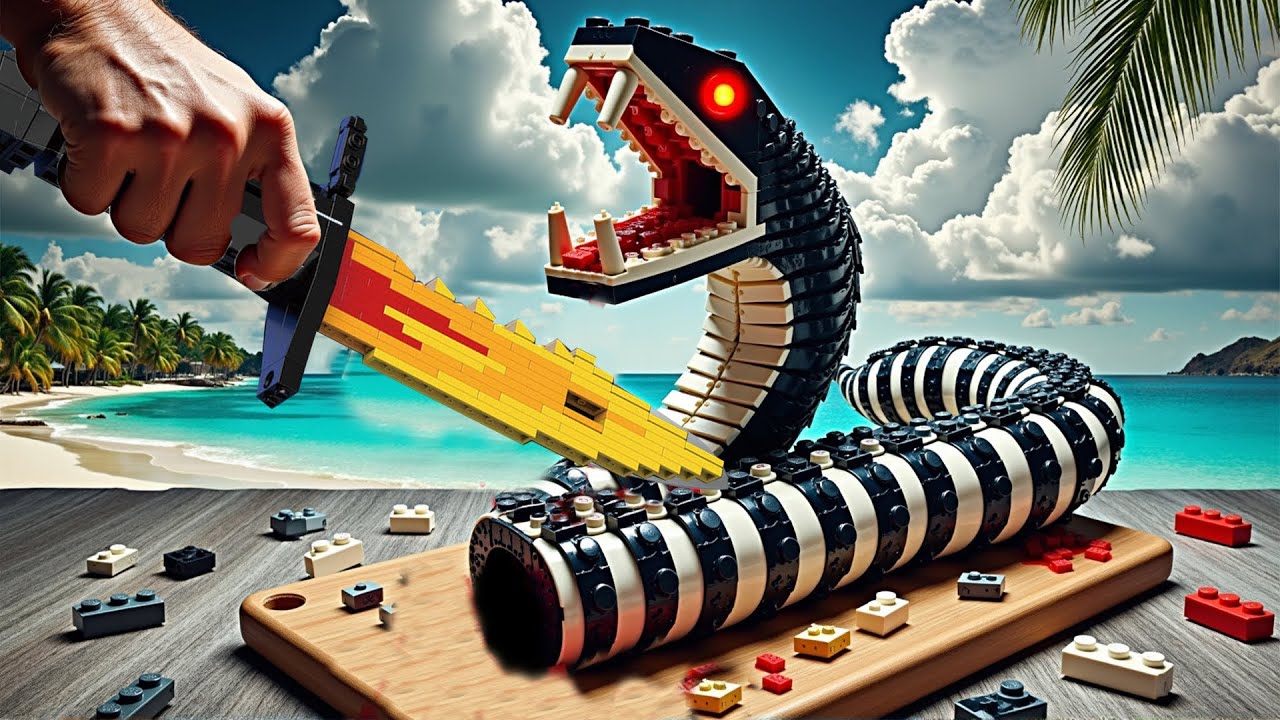 How to Make Pefect Giant ELECTRIC EEL Recipe IRL || Lego Cooking Stop ...