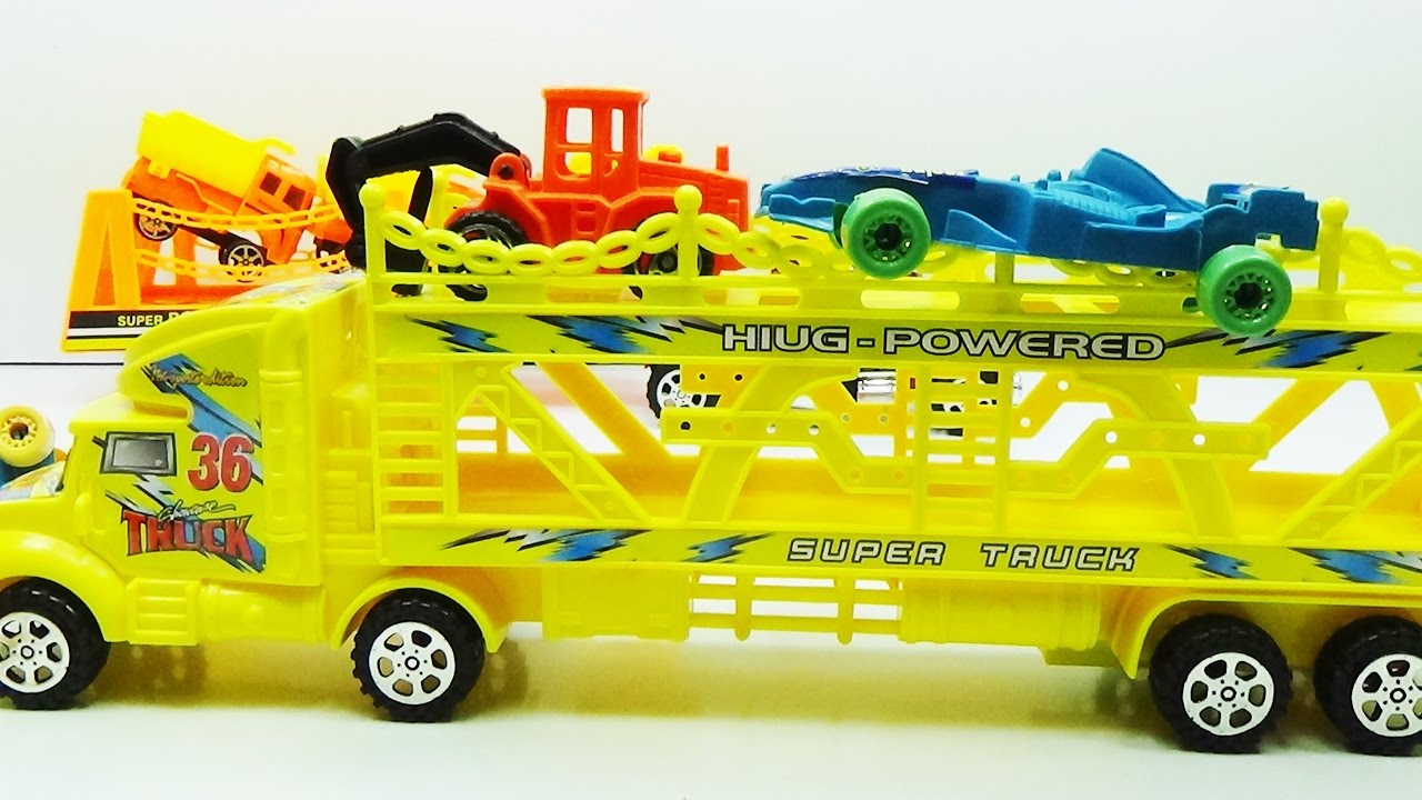 Kids chanel - Supper Mother truck transport small truck | Video for ...