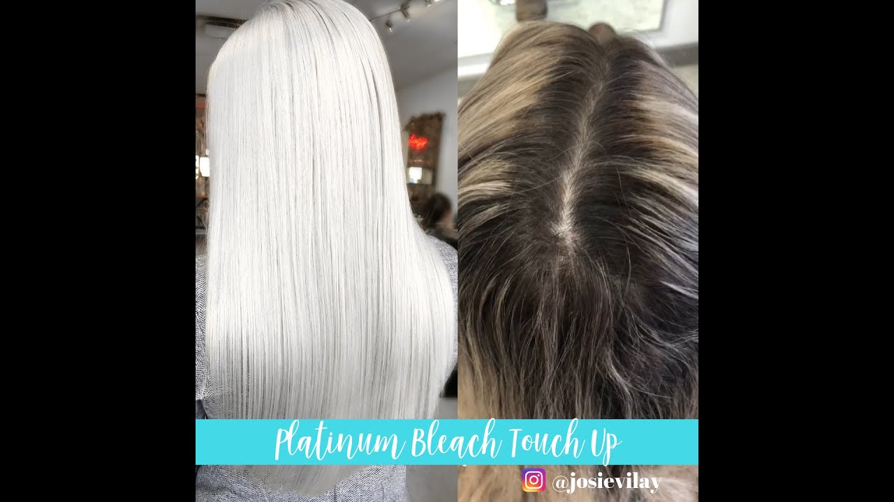 Platinum Bleach Touch Up - YouTube
