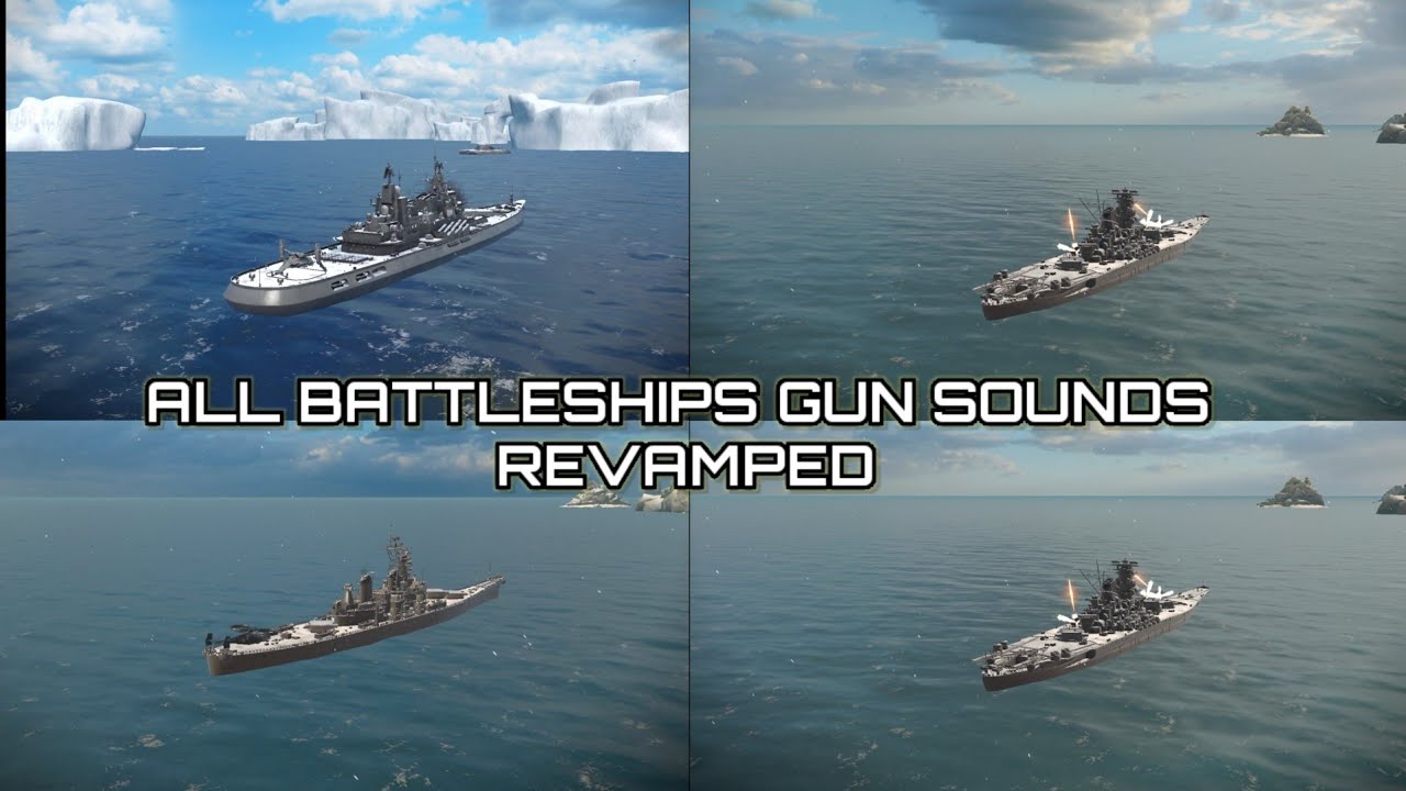 All Battleships Main Guns Sound Got Revamped | Modern Warships - YouTube
