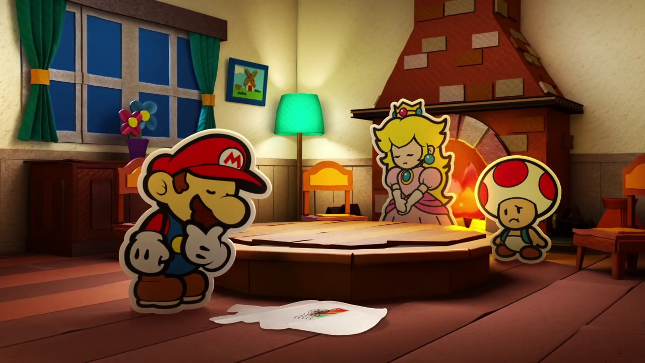 Paper Mario: Color Splash Introduction Cutscene - YouTube