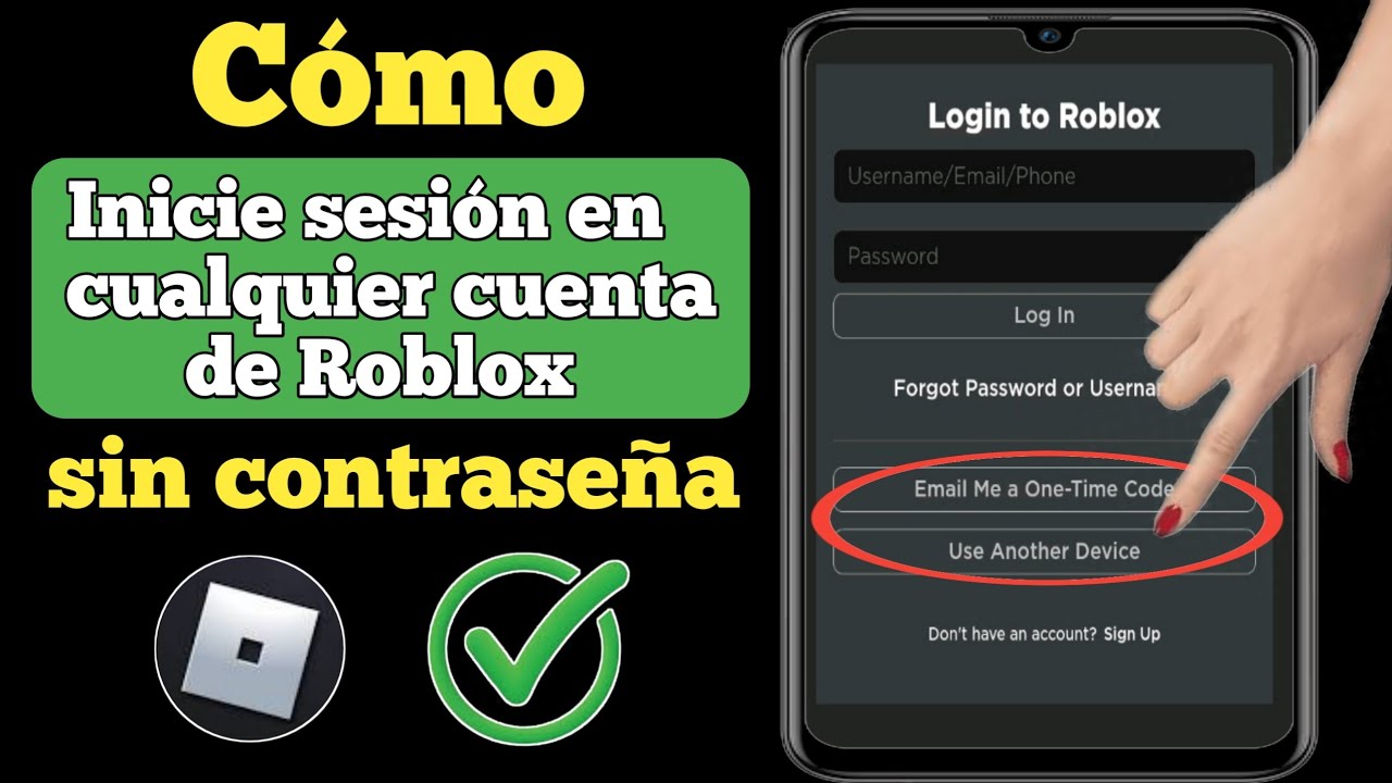 Cómo iniciar sesión en su cuenta de Roblox sin contraseña en otro ...