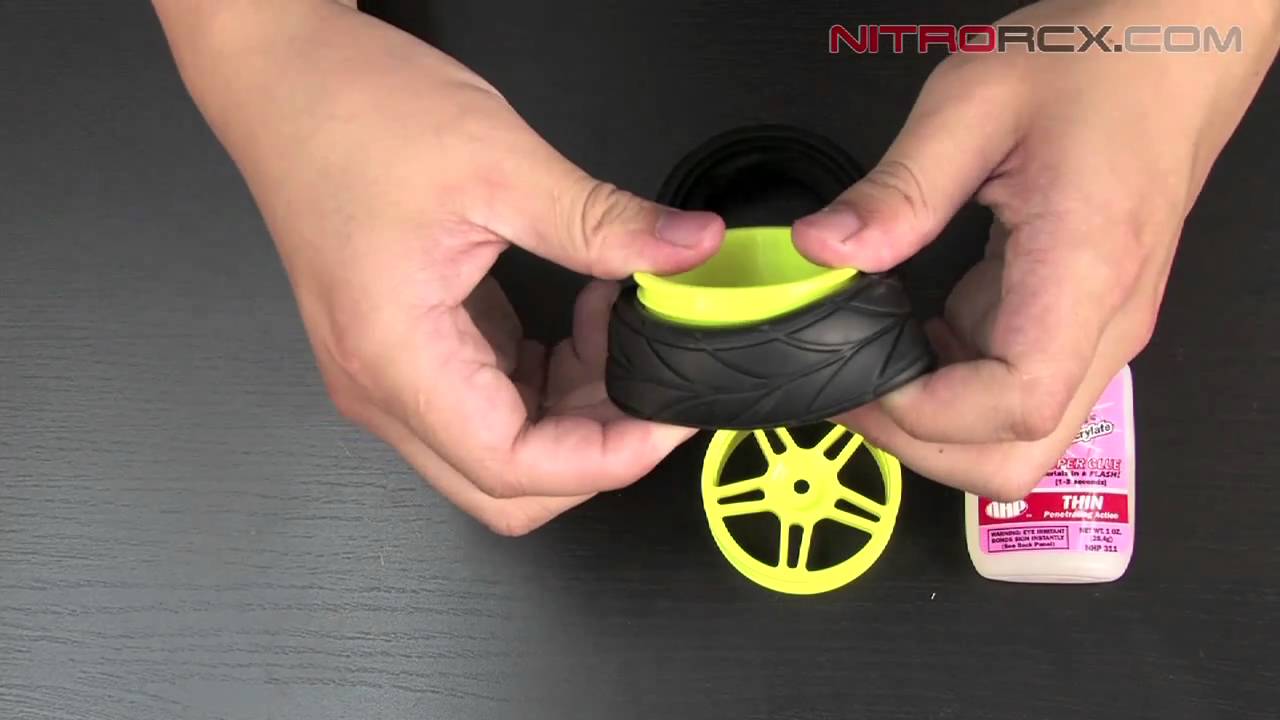 Nitrorcx Guide: Glueing The Tires - YouTube