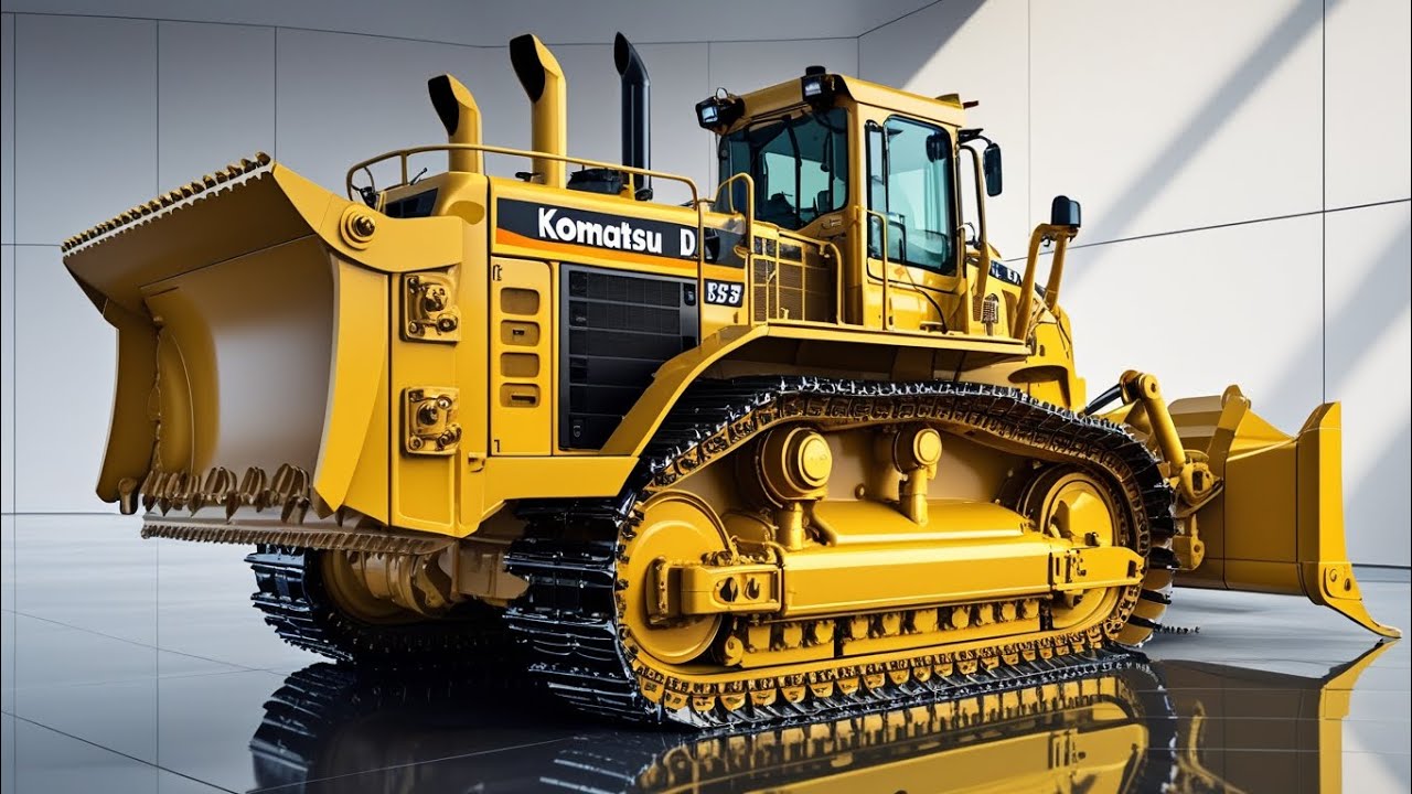 "Komatsu D5 75 Bulldozer – Earth’s Real Monster in Action | Heavy Duty ...