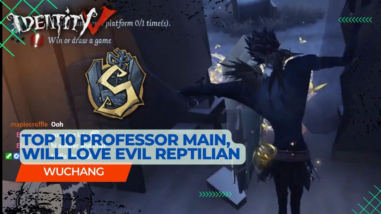 S badge Professor switch identity to Evil Reptilian | IDENTITY V - YouTube