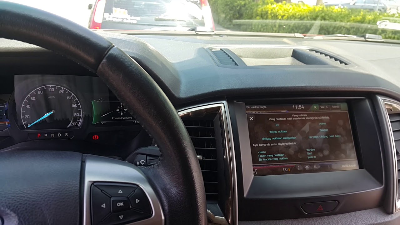 2016 ford ranger Sync 2 ekrana Navigasyon Sistemi uygulaması - YouTube