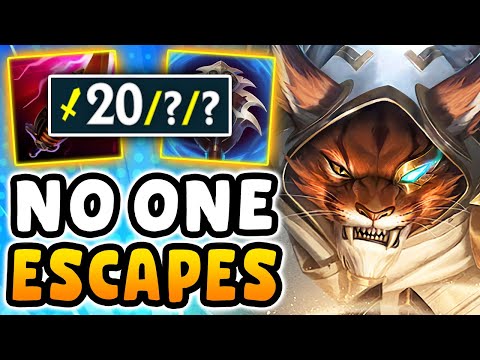 A TRUE HUNTER NEVER RESTS (20 Kill Rengar 1-Shot Rampage)