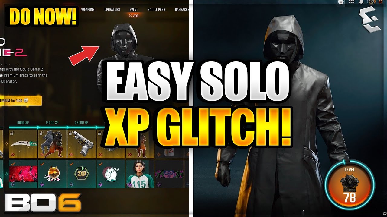 *EASY* SOLO AFTER PATCH AFK UNLIMITED XP GLITCH & MORE! (DO NOW) Black ...