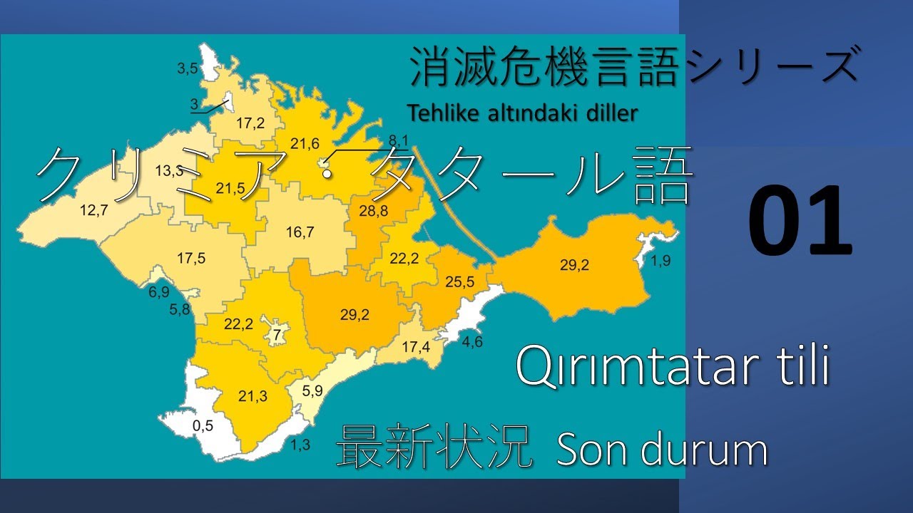 [Series12][日,EN,FR,TK] [1]Crimean Tatar Language Latest situation ｜クリミア ...