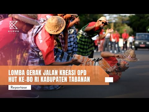 Gerak Jalan Kocak & Kostum Nyentrik OPD Tabanan Bikin Ngakak Rame-Rame!