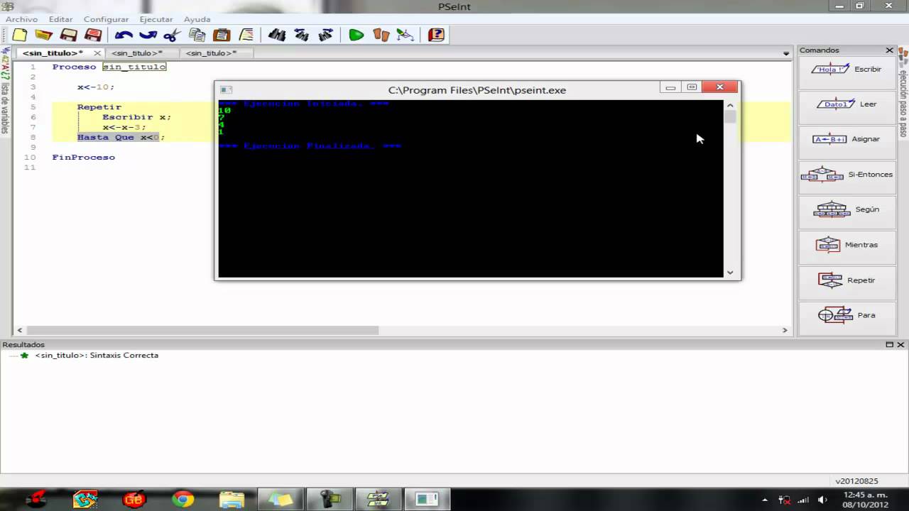 PSeInt #8 - Ciclo Do While [Repetir] - YouTube