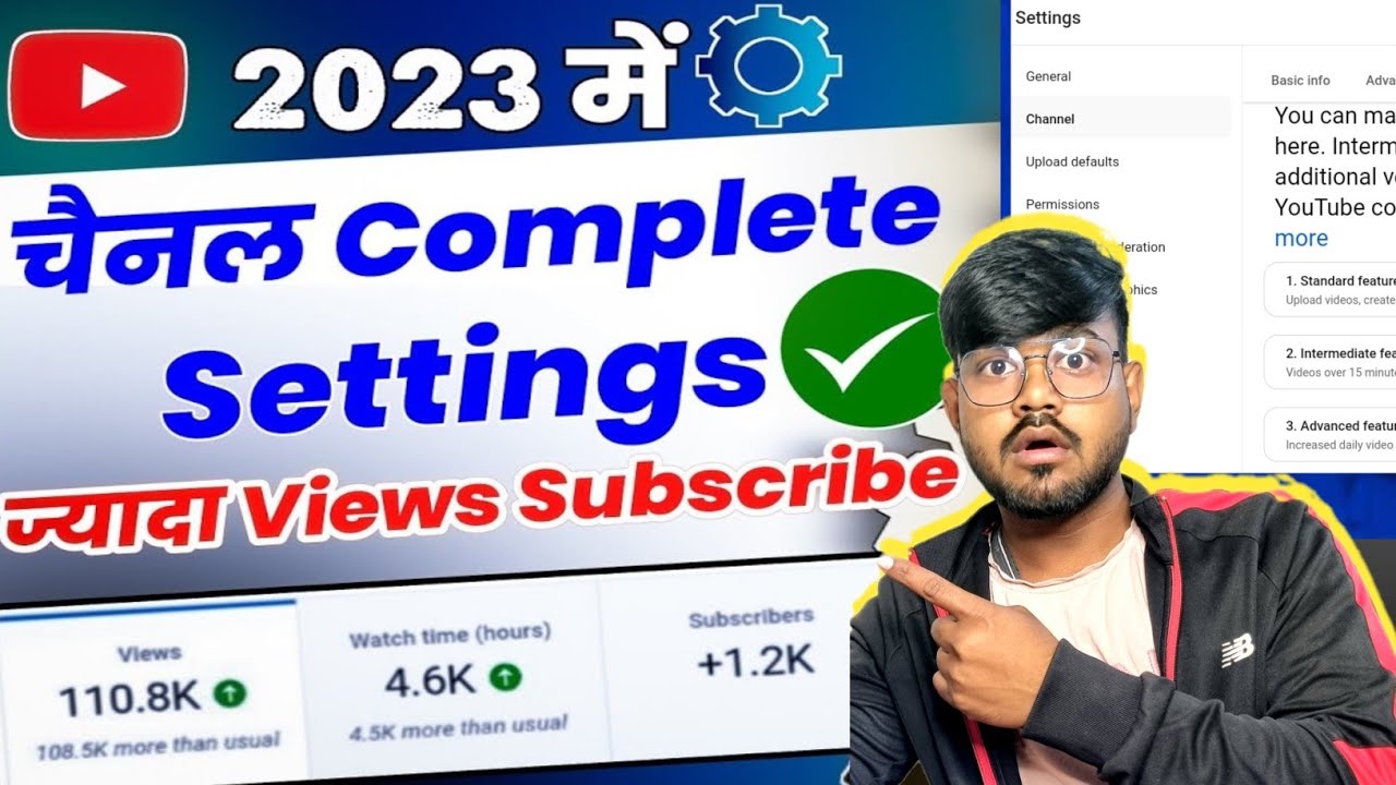 YT studio Chrome Me Settings Kaise Kare | Youtube Advanced Settings in ...