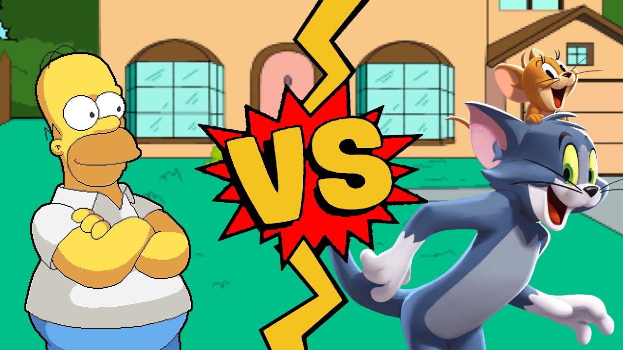 M.U.G.E.N. Battles | Homer Simpson vs Tom/Jerry | The Simpsons vs Tom ...