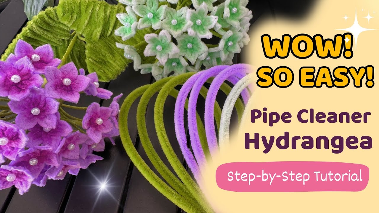 💐 WOW!😍 You Won't Believe How Easy These Beautiful Hydrangea Flowers ...