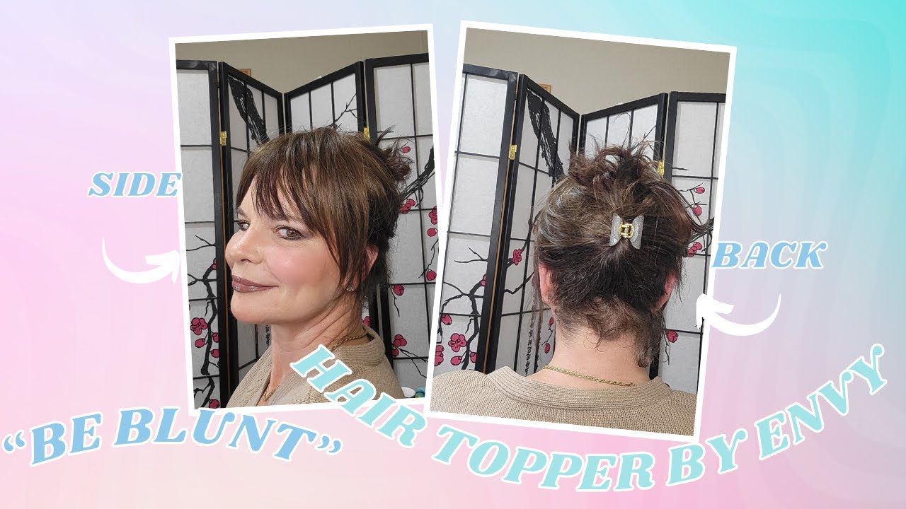 "Be Blunt" Hair Topper by Envy I Watch Me Put This in an Up-do! Great ...