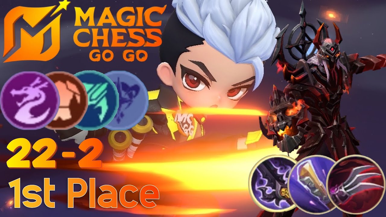 22-2 Magic Chess Go Go Commander Chou 1st Place 4 Synergies Unkillable ...
