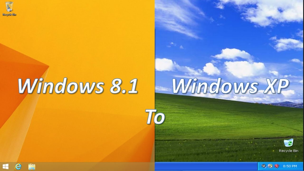How to make windows 8 look like xp - lostrts