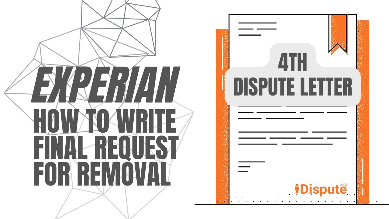 4th Letter to Experian: Final Request to Remove Report Errors - I ...