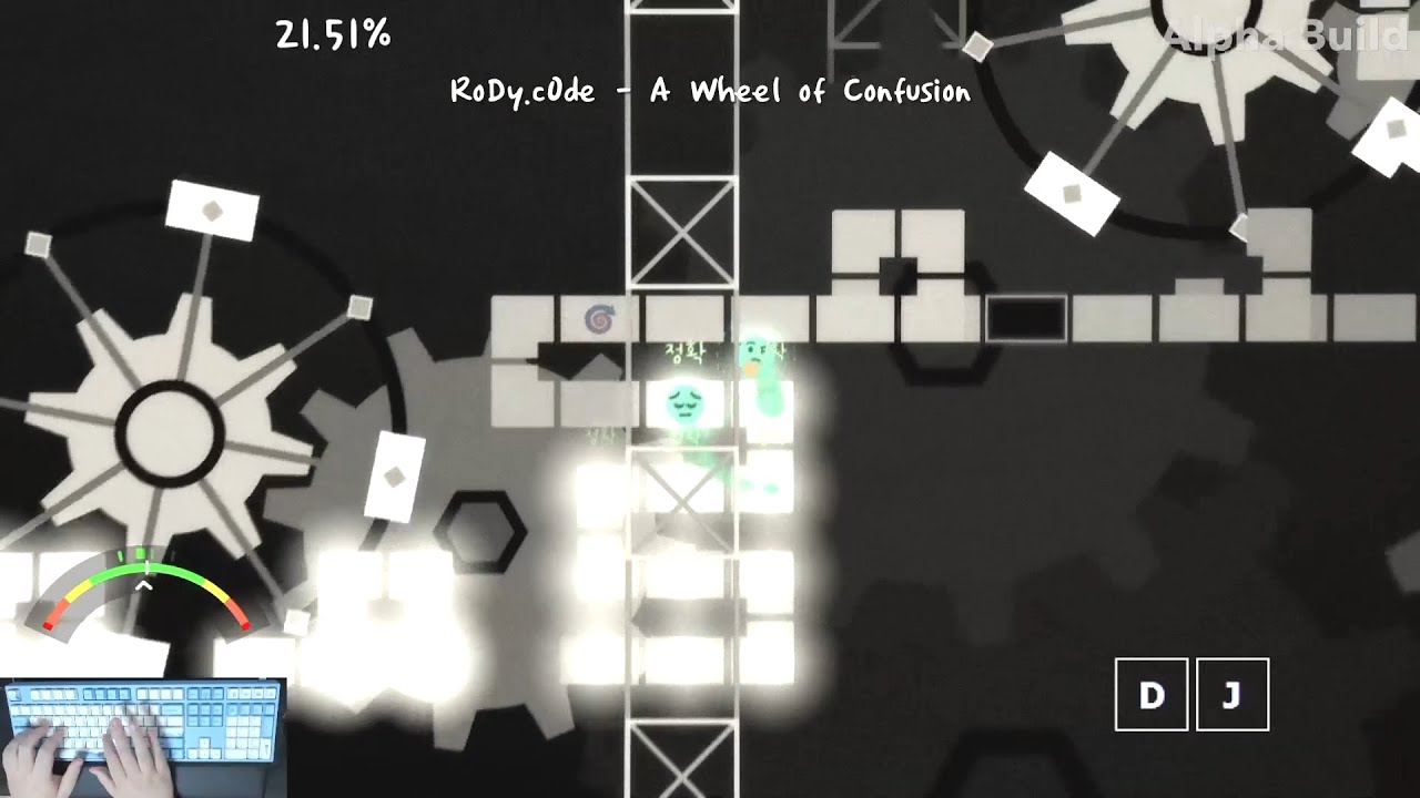 [ADOFAI custom]빙글빙글 톱니바퀴 (RoDy.c0de - A Wheel of Confusion)(map by ...