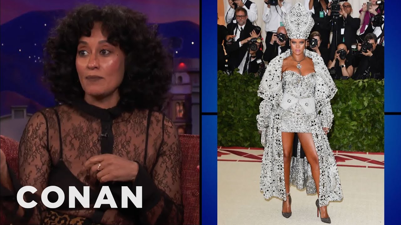 Tracee Ellis Ross & Conan Review Met Gala Fashion | CONAN on TBS - YouTube