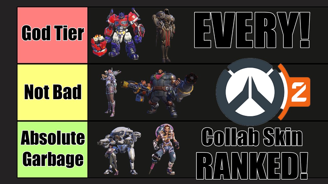 Ranking EVERY Overwatch Collab Skin So Far! - YouTube