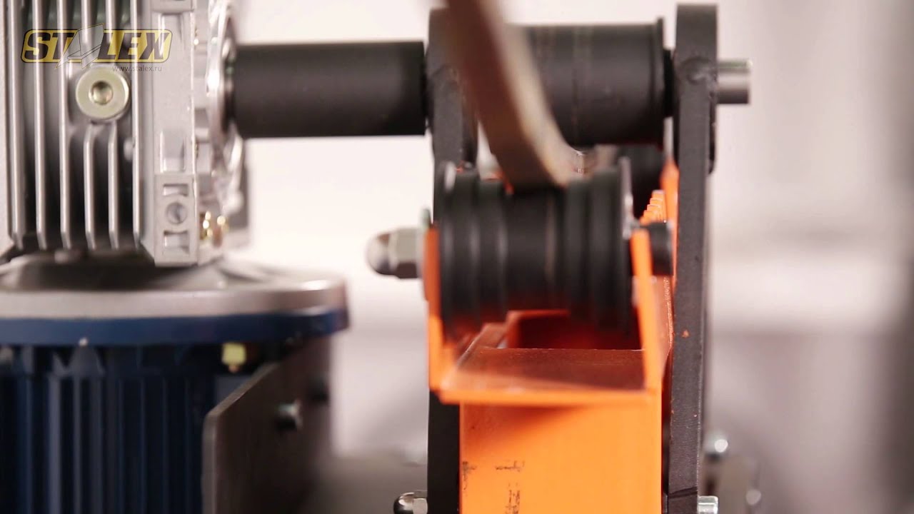 Профилегиб электромеханический Stalex EHB-40 - YouTube