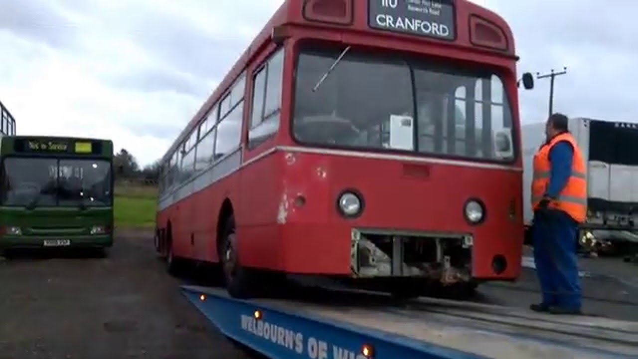 London Transport AEC Merlin AML588H about to be off-loaded (after 15 ...