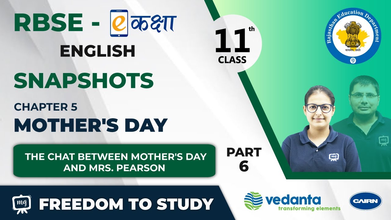 rbse-class-11th-english-snapshots-mother-s-day-the-chat-between