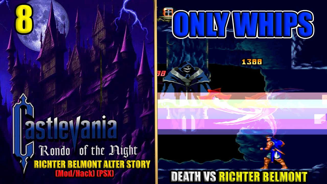 Castlevania: Rondo of The Night V. Final-ONLY WHIPS -(PSX) Ep.-08 EL ...