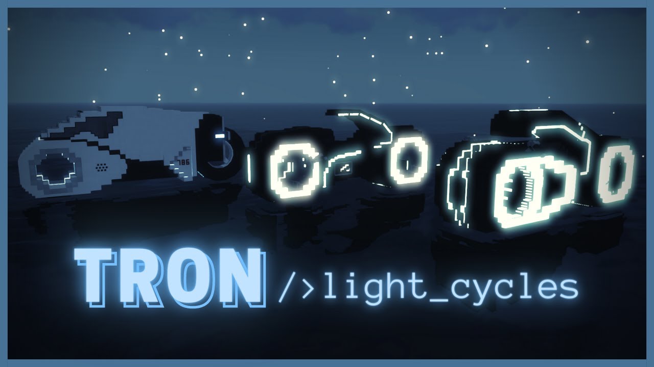 TRON Light Cycles in Vanilla Minecraft [1.16.4] - YouTube