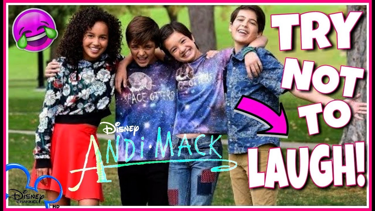 Try Not To Laugh Challenge! Disney Channel Edition | Funny Andi Mack ...