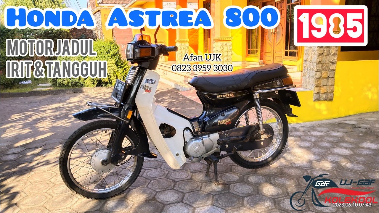 HONDA ASTREA 800 1985, MOTOR JADUL, IRIT, TANGGUH, KONDISI MEWAH ...