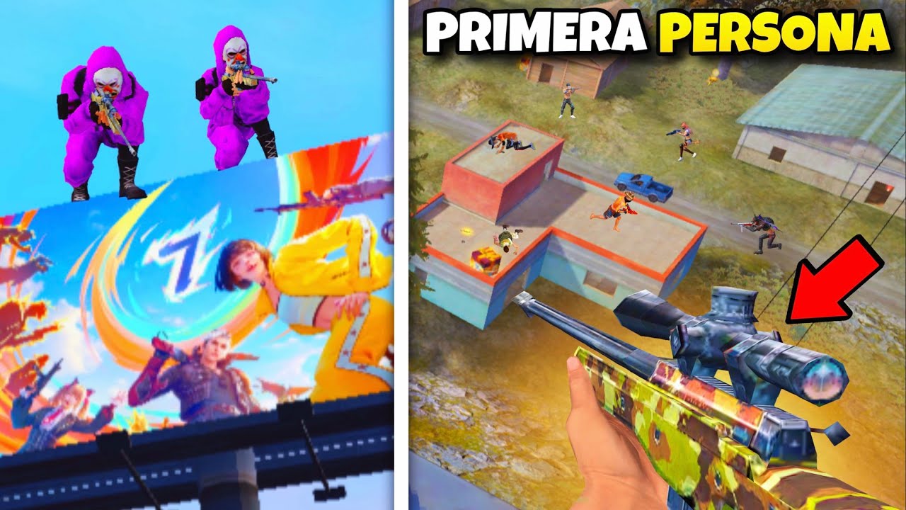 CAMPEAMOS EN PRIMERA PERSONA POR PRIMERA VEZ 😱 FREE FIRE - YouTube