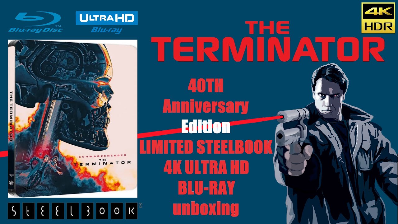 THE TERMINATOR (1984) - 40th Anniversary Edition Limited SteelBook - 4K ...