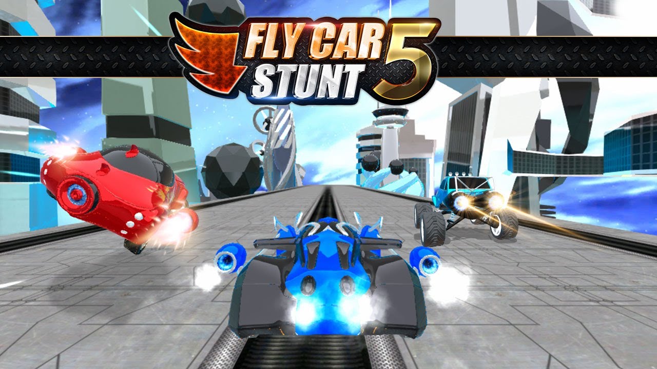 FLY CAR 5 Game Preview - (3D Futuristic Racing Game) - YouTube