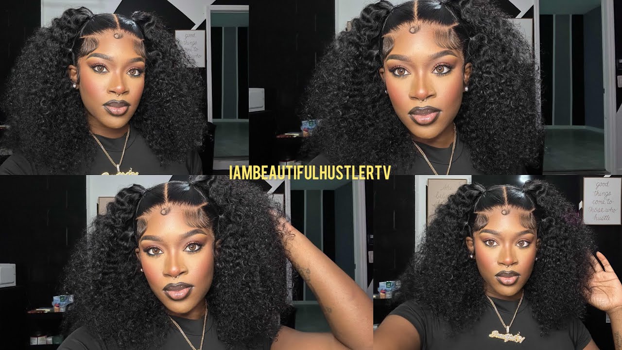 It’s Giving Bratz Doll 😍🖤⭐️| 13x6 Curly Wig Install | Lannaax Hair ...